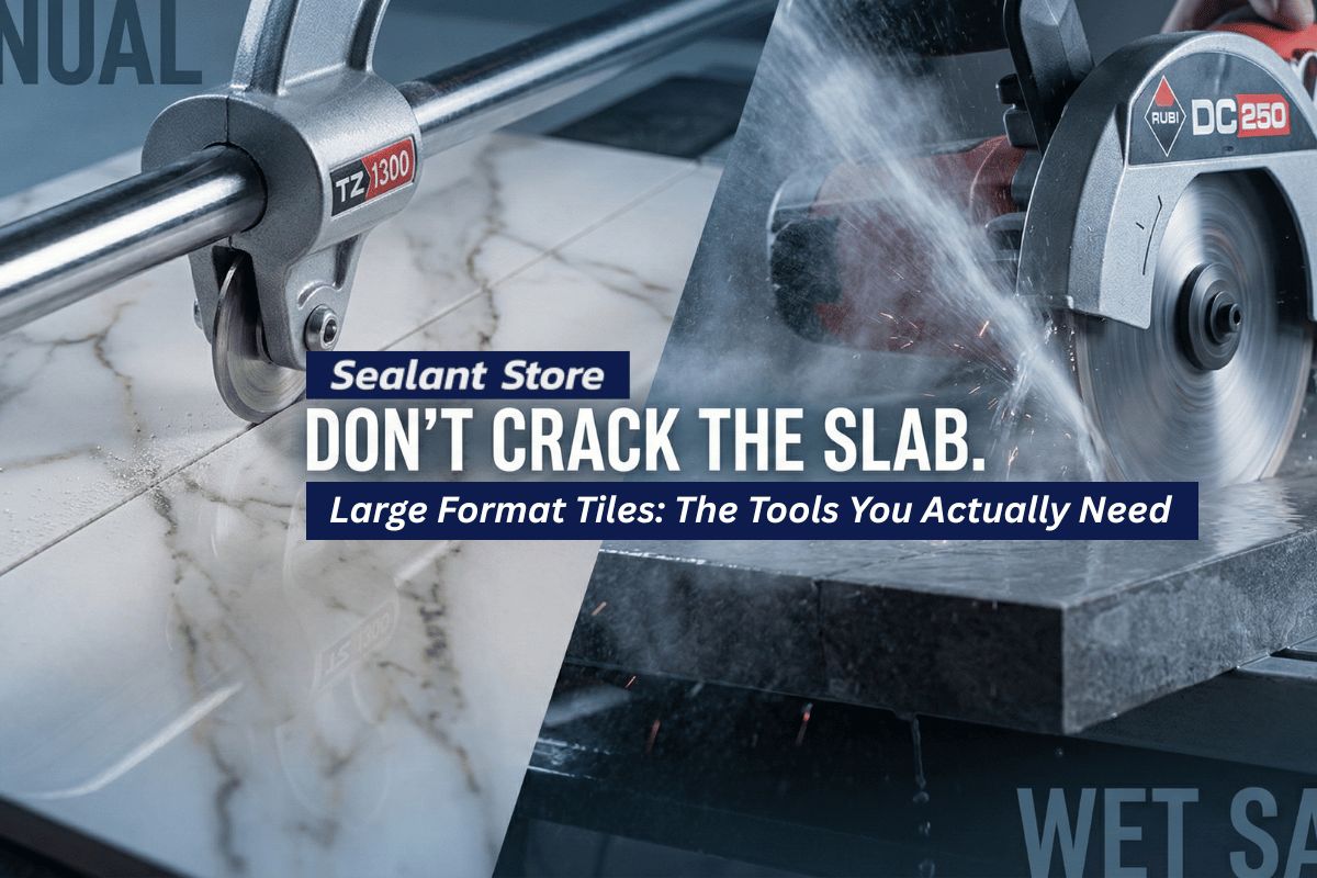Mastering Large Format Tiles: The Tools You Actually Need – Sealant Store